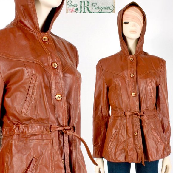 Sears | Jackets & Coats | M Vintage 96s Sears Jr Bazaar Rust Orange ...